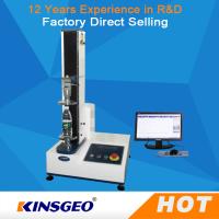 China Panasonic Servo Motor 5KN Leather Testing Machine High Precise Ball Screw Single Column 0.5-500mm/min for sale