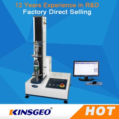 China Panasonic Servo Motor 5KN Leather Testing Machine High Precise Ball Screw Single Column 0.5-500mm/min for sale
