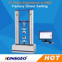 China 100KN Double Column Material Testing Machine 50-500mm/min Speed 180kg Weight for Leather Textile Rubber for sale