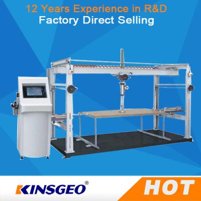 China PLC Touch Screen Control Furniture Testing Machine KJ-5019A with 0-500mm Stroke and 2000N Force Capacity for sale