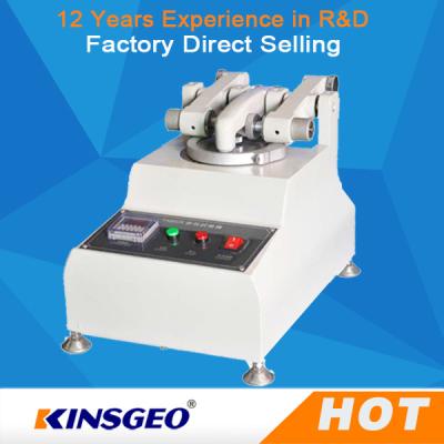 China AC220V 50HZ Rubber Testing Machine | 110mm Specimen Capacity | 60RPM Wear Resistance Tester for sale