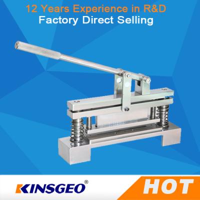 China Ring Crush Sampler 590mm×330mm×310mm 28kg Package Testing Equipment with 152mm Sampling Length for sale