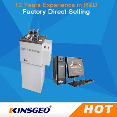 China KJ-300S Thermal Deformation Plastic Testing Machine with 300°C Temperature Range and 30A Power for Vicat Softening Point Analysis for sale