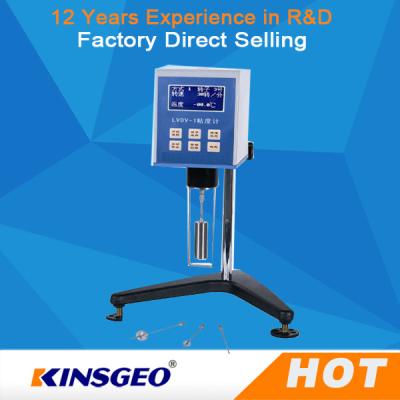 China Backlight LCD Digital Display High Temperature Viscometer with 2 Million mPa·s Range and 18 Speed Options for sale