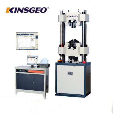 China Electro Hydraulic Servo Universal Testing Machine 500kN 80mm/min Computerized for sale
