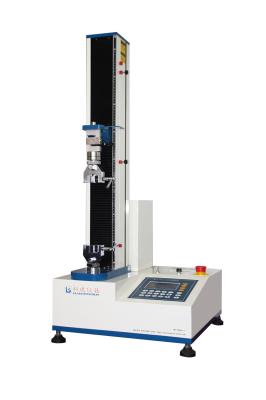China 2KN Universal Testing Machine Single Column for Leather & Textiles - 650mm Stroke, 50-400mm/min Speed for sale