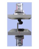 China Customizable Stainless Steel Compression Test Fixture for Universal Testing Machine ASTM E8/A370/ISO 75001 for sale