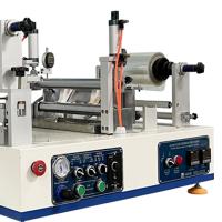 China Economic Electric Small Hot Melt Lab Adhesive Tape Coating Machine 280mm 4.5m/min for sale