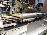 China 20Cr2Ni4 Carburizing Straight Spline Gear Shaft 10mm Width ISO 6-7 Grade 58-62 HRC Hardness for sale