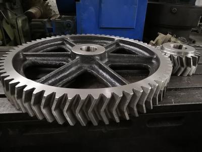 China 11.33 Module Herringbone Gear Set for Punching Machines - 18 & 67 Teeth, 50-55 HRC Hardness for sale