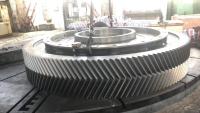 China OEM Forging Steel Double Helical Gear for Vertical Cement Mill - Module 25, 125 Teeth, ISO 8-9 Grade Accuracy for sale