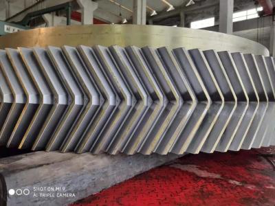 China 32 Module 40CrNiMo Steel Herringbone Gear 4500mm Tip Diameter 120mm Width for Heavy-Duty Transmissions for sale