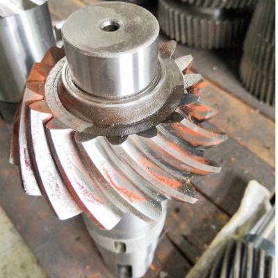 China AISI 4320 Steel Transmission Spiral Bevel Gear Set with 58-62 HRC Hardness and ISO 6 Grade Precision for sale