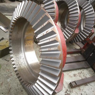 China Custom Straight Bevel Gear Module 14 with 26/60 Teeth for Mining Equipment - ISO 8-9 Grade for sale