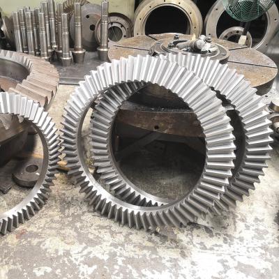 China Coniflex Bevel Gear with Straight Teeth AISI 4140 ISO 8-9 Grade Module 12 26/60 Teeth for sale