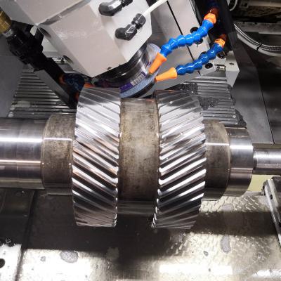 China 4 Module 17CrNiMo6 Double Helical Gear with 58-62 HRC Hardness and ISO 6-7 Grade Accuracy for Transmission Systems for sale