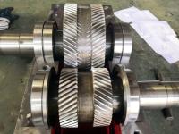 China Double Helical Speed Up Gearbox 1.79 Ratio 20CrMnTi Material for Production Line Applications for sale