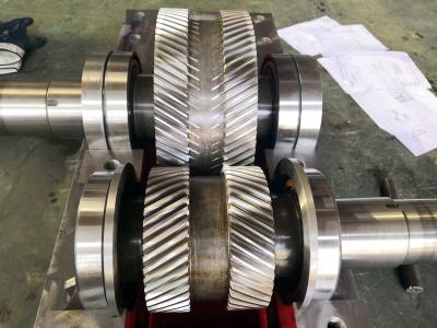 China Double Helical Speed Up Gearbox 1.79 Ratio 20CrMnTi Material for Production Line Applications for sale