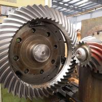 China 16 Module 20CrNi2MoA Spiral Bevel Gear 37T with ISO 5-6 Grade Precision and 58-62HRC Hardness for sale