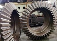 China Mining Equipment Conical Gear - Straight Bevel Gear 14 Module with 26/60 Teeth and ISO 8-9 Grade Accuracy for sale