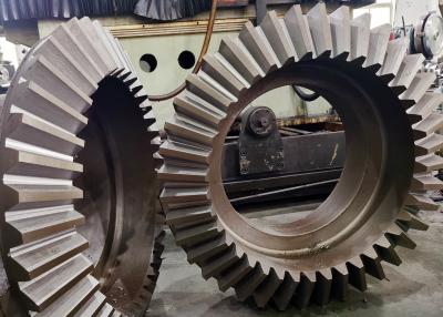 China Mining Equipment Conical Gear - Straight Bevel Gear 14 Module with 26/60 Teeth and ISO 8-9 Grade Accuracy for sale