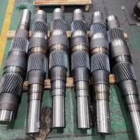 China AISI 8620 Steel Double Helical Gear Shaft for Sludge Pump - 26 Teeth, 20° Pressure Angle, 260-300HB Hardness for sale