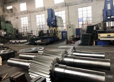 China 17CrNiMo6 Steel Helical Gear Shaft 12 Module 23 Teeth with 58-62 HRC Hardness for Industrial Transmission for sale