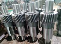 China 4.5 Module Right Hand Helical Pinion Gear Shaft 58-62 HRC with Carburizing Heat Treatment for sale