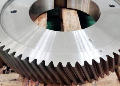 China Carburizing Heat Treatment Single Helical Gear 7 Module 68 Teeth AISI 4140 Steel for Industrial Gearbox for sale
