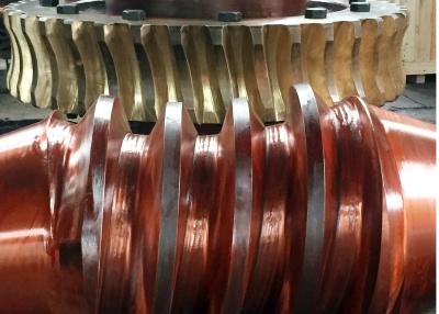 China Custom OEM Gear Hobbing Worm Shaft and Worm Gear Set with 58-62 HRC Hardness and ISO 6 Grade Precision for sale