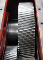 China 6 Module Single Helical Gear Reducer with ISO 6-7 Grade Accuracy and 58-62 HRC Hardness for sale
