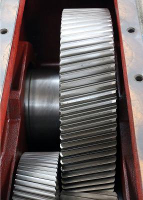 China 6 Module Single Helical Gear Reducer with ISO 6-7 Grade Accuracy and 58-62 HRC Hardness for sale