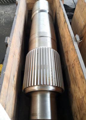 China Main Drive Spline Hobbing Involute Spline Gear Shaft with 58-62HRC Hardness and ISO 6-7 Grade Accuracy for Mining Equipment for sale