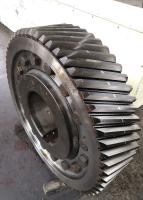 China AISI 8620 Right Hand Single Helical Gear Module 11 with 52 Teeth and 58-62 HRC Hardness for sale