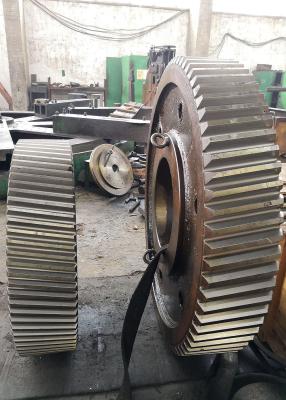 China 12 Module Single Helical Transmission Gear 76 Tooth For Gearbox | ISO 6-7 Grade | 58-62 HRC Hardness for sale