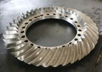 China 10 Module Gleason Spiral Bevel Gear with 58-62 HRC Hardness and ISO 6 Grade Precision for Industrial Transmission for sale