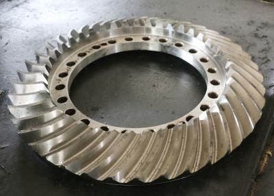 China 10 Module Gleason Spiral Bevel Gear with 58-62 HRC Hardness and ISO 6 Grade Precision for Industrial Transmission for sale