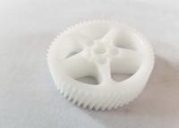 China White POM Helical Gear 1 Module 56T Right Hand 20 Degree Pressure Angle for sale