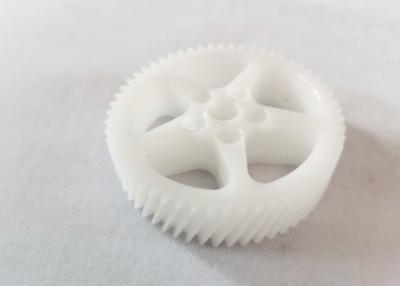 China White POM Helical Gear 1 Module 56T Right Hand 20 Degree Pressure Angle for sale