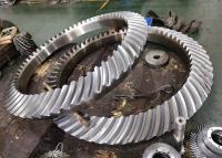 China 30 Module 62T Large Size Gleason Spiral Bevel Gear Set - 2000mm Max Diameter, 58-62 HRC Hardness for sale