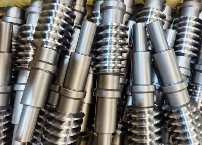 China Custom AISI 4140 Steel Worm Gear Set with 58-62 HRC Hardness for High Torque Applications 10:1 to 500:1 Ratio for sale