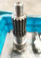 China 2 Module 17CrNiMo6 Steel Involute Spline Shaft 30° Pressure Angle for sale