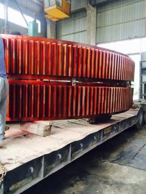 China 25 Module Girth Gears for Ball Mills - ISO 8 Grade, 230-260 HB Hardness, Custom Steel Castings for sale