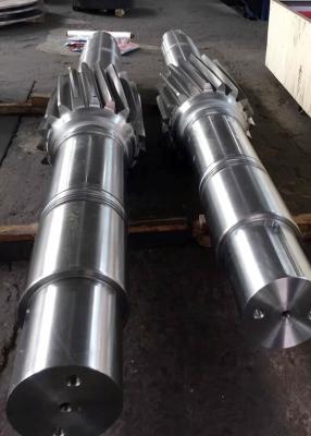 China Gear Grinding Helical Transmission Gear Shaft 17CrNiMo6 Steel with Module 16 and 17 Teeth for Gearbox Applications for sale