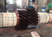 China Forged AISI 8620 Steel Herringbone Gear Shaft 150mm Face Width 280 HB for Heavy Machinery for sale