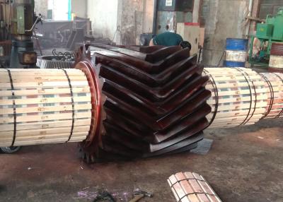 China Forged AISI 8620 Steel Herringbone Gear Shaft 150mm Face Width 280 HB for Heavy Machinery for sale