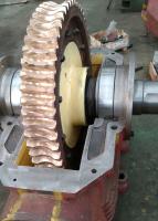 China 350KG Worm Gear Speed Reducer Set with 55:1 Ratio and 58-62 HRC Hardness for Industrial Applications for sale