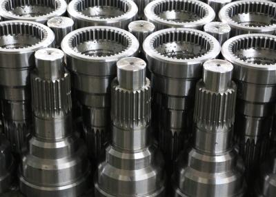 China Custom 20CrMnTi Spline Gear Shaft with 58-62HRC Hardness and ISO 6-7 Grade Accuracy for Transmission Systems for sale