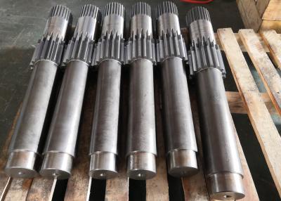 China ANSI B92.1 Cylindrical Involute Spline Gear Shaft - Alloy Steel with 58-62HRC Hardness and ISO 6-7 Grade Accuracy for sale