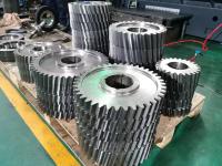 China 10 Module 1045 Steel Single Helical Gear Cylindrical Gear Profile Gear Hobbing Custom Teeth for sale